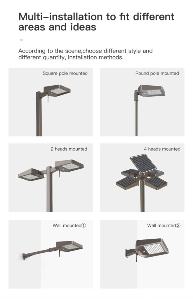 AAL-01 Solar LED area Light with PIR sensor – solarcitygas